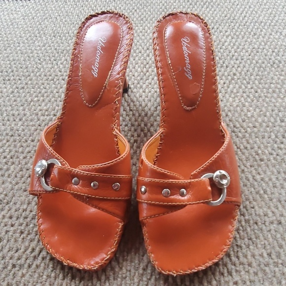 udom agg | Shoes | Udom Agg Open Back Open Toe High Heel Sandals | Poshmark